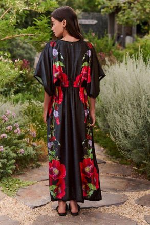 Ted Baker Strandkleid B by Ted Baker Kaftankleid aus Viskose-Leinenmix (1-tlg)