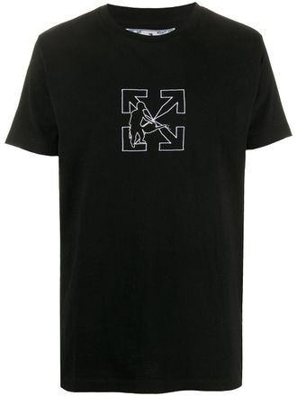Off-white T-Shirt - Schwarz