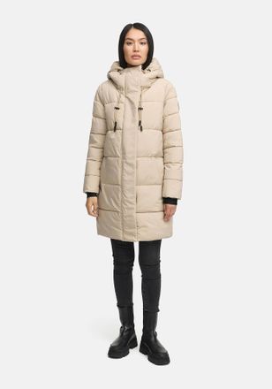 Marikoo Winterjacke MARIKOO Kaituu XVI, Damen, Gr. 5XL, beige (light taupe), Obermaterial: 100% Polyester. Innenseite: 100% Polyester. Futter: 100% Polyester.