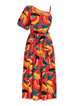 Izia Kleid Frauen gelb mehrfarbig