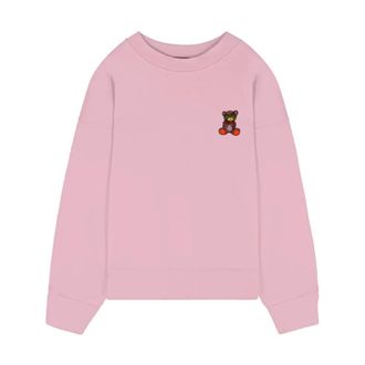 Barrow Baumwoll-Crewneck-Sweatshirt mit Teddy - - Sweatshirts & Hoodies - Herren - Rosa - L