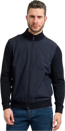 Bugatti Homme, Vestes, Bleu, Taille: XL Cardigan zipp&eacute; superpos&eacute;