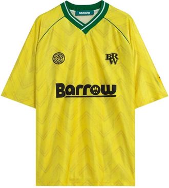 Barrow Barrow, Homme, Tops, Jaune, Taille: L Triacetate T-Shirt