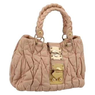 Miu Miu Pre-owned Hand Bag - - Pre-owned - Damen - Beige - ONE SIZE