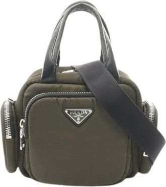 Prada Sac bandouli&egrave;re 2-en-1 Tessuto Pocket Pre-owned - Femme - Pre-owned - Vert - Taille: ONE Size