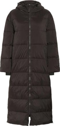 Part Two Femme, Manteaux, Brun, Taille: 38 FR Doudoune noire avec capuche