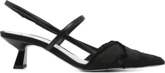 Roberto Festa Milano Femme, Chaussures, Noir, Taille: 36 EU Escarpins Slingback en Maille