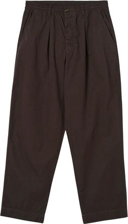 Universal Works Oxford Pant - Homme - Pantalons - Brun - Taille: W34