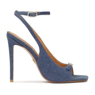 Kazar Blaue Denim Absatzsandale - - Shoes - Damen - Blau - 39 EU