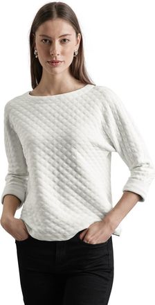 Street One Damen A322363 Strukturshirt mit Details,Wei&szlig;, 40