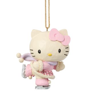 Enesco Sanrio by Jim Shore Hello Kitty Eislauf-H&auml;ngeornament, 8,2 cm, Mehrfarbig