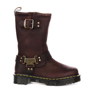 Dr. Martens Femme, Chaussures, Brun, Taille: 37 EU Anistone Hi Tumbled Nubuck Biker Bottes