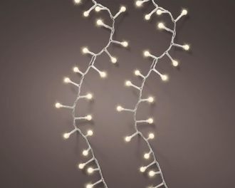 Lumineo LED Cherrybeleuchtung klar/warmes Weiss 750cm