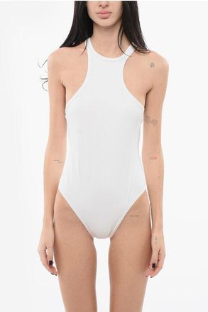 The Attico Solid Color One-Piece Swimsuit size M