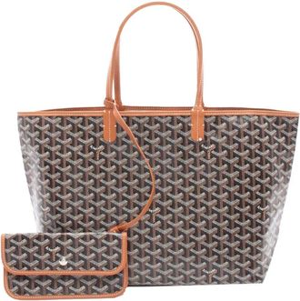 Goyard cabas Saint Louis PM en toile Goyardine (2010-2025) - Noir