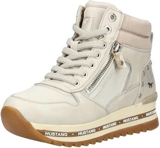 Mustang Jeans Mustang Femme 15m0312004 Bottine, Ivoire (ral 1013), 42 EU