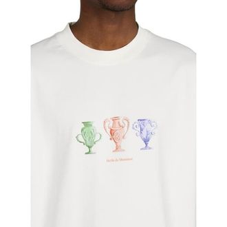 Dr&ocirc;le de Monsieur Tee-shirt droits&eacute;rigraphi&eacute; en coton