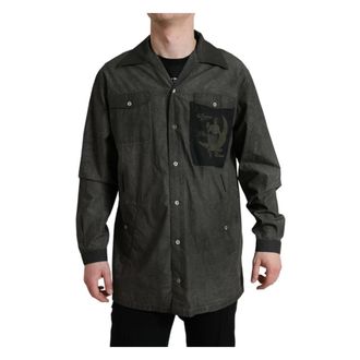 Dolce & Gabbana Button-Down-Hemd - - Shirts - Herren - Grau - XL