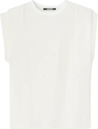 Jacquemus Femme, Tops, Blanc, Taille: 38 FR Ventadou Tank Top