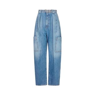 Sportmax Lastra Weite Jeans - - Jeans - Damen - Blau - 2XS