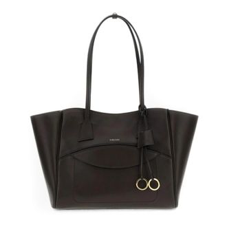 Hidesins Shopper Tasche L aus Glattleder - - Bags - Damen - Braun - ONE SIZE