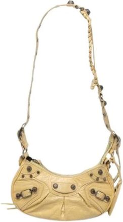 Balenciaga Sac bandouli&egrave;re vintage Pre-owned - Femme - Pre-owned - Jaune - Taille: ONE Size