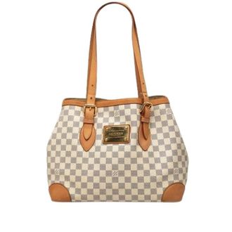Louis Vuitton Pre-owned Hampstead MM - - Pre-owned - Damen - Wei&szlig; - ONE SIZE