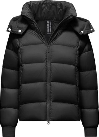 Bomboogie Femme, Vestes, Noir, Taille: 42 FR Doudoune Courte avec Capuche Amovible