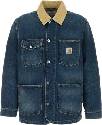 Carhartt Work in Progress Homme, Vestes, Bleu, Taille: XL Warren Chore Coat