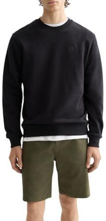 Scotch & Soda Core-Logo Sweatshirt Maillot de surv&ecirc;tement, Black, XL Homme