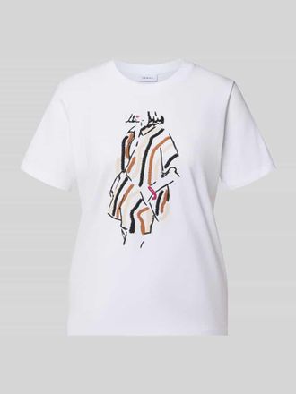 Comma Regular Fit T-Shirt mit Motiv-Print