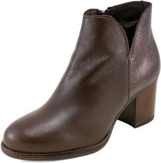 Igi & Co Igi&Co 8699022 Giusy - Bottines &agrave; talon moyen en cuir, marron fonc&eacute;, 36 EU