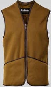 Barbour Regular Fit Weste aus Webpelz