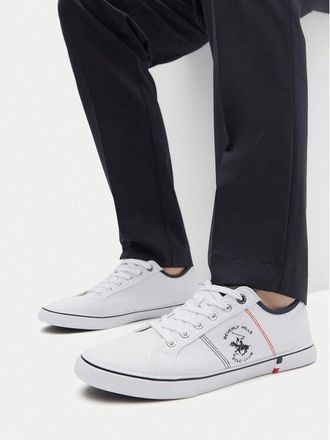 Beverly Hills Polo Club Sneakers aus Stoff M-VSS24010A Wei&szlig;