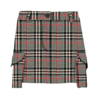 MC2 Saint Barth Kurzer Cargorock mit Prince of Wales-Print - - Skirts - Damen - Mehrfarbig - M