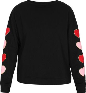 Faina Sweatshirt Frauen Schwarz
