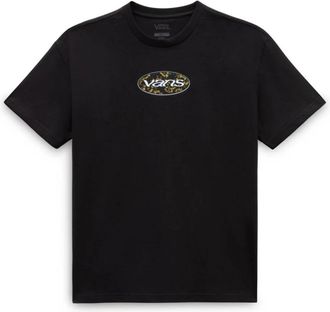Vans Oval Bloom T-Shirt - - Tops - Damen - Schwarzk - XS