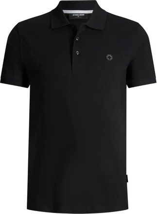 Strellson Homme, Tops, Noir, Taille: L Polo en Coton Stretch