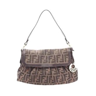 Fendi Pre-owned Sac bandouli&egrave;re en toile et cuir Zucca - Femme - Pre-owned - Brun - Taille: ONE Size