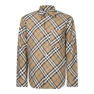Burberry Braune Hemden - Stilvolles- klassisches Aussehen - - Shirts - Herren - Braun - M