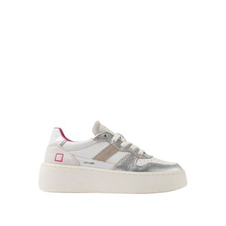 D.A.T.E. D.a.t.e., Femme, Chaussures, Blanc, Taille: 38 EU Court Platform