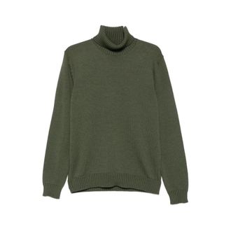Zanone Homme, Pulls, Vert, Taille: 3XL Col roul&eacute;s