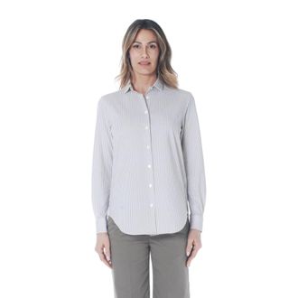 Caliban Camicia in tessuto tecnico no stiro - - Blouses & Shirts - Damen - Mehrfarbig - S