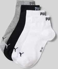 Puma Sneakersocken mit Logo im 4er-Pack