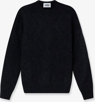 Alpha Studio Wool-blend crew-neck sweater - ALPHA-STUDIO - gender_Man
