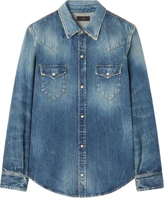 Alanui chemise en jean - Bleu