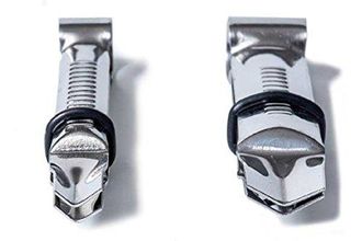 Silikomart Silikomart | Set 2 Wonder Crimper Zangen für Tortendekorationen, Unregelmäßiges Close V Design, Edelstahl, Maße 17 mm - 12 mm, Made in Italy