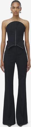 Alexander McQueen Taillierte Hose mit umgeschlagener Taille - Item 810352QJADA1000