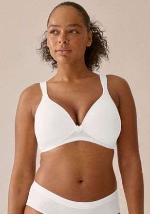 Naturana Soft-BH NATURANA Soft Cup, Damen, Gr. 100, Cup A, wei&szlig;, Obermaterial: 89% Polyamid, 11% Elasthan. Futter: 100% Polyester, unifarben, bequem, BHs Soft-