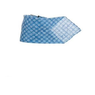 Kiton Seiden Fantasie Krawatte mit 7 Falten - - Accessories - Herren - Blau - ONE SIZE